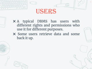 Over View of DBMS | PPTX