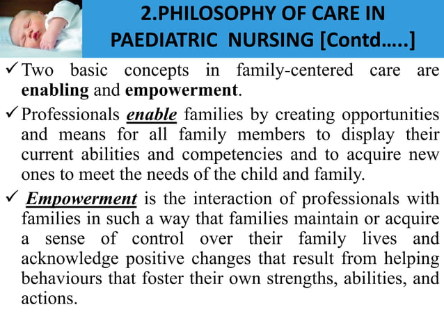 1. 1 Perspectives Of Paediatric Nursing | PPTX | Parenting Babies and ...