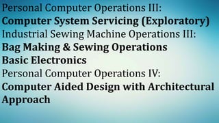 Personal Computer Operations I | PPTX