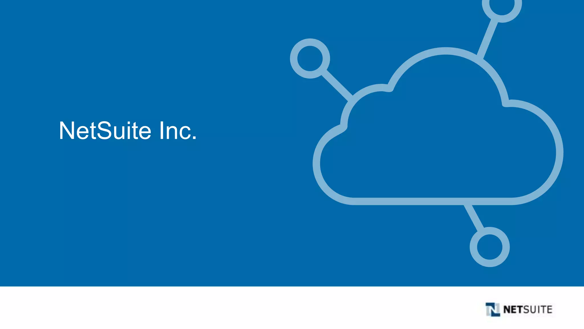 Why Oracle Netsuite | PPTX