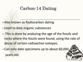 Evidence from fossil records GRADE10 | PPTX