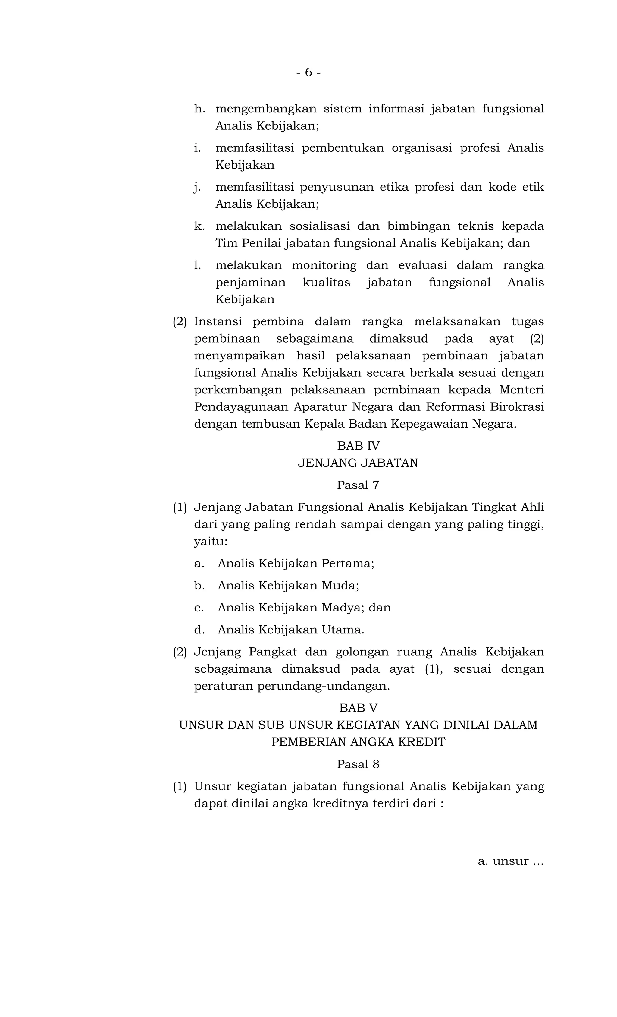 permenpan 45 tahun 2013 tentang jabatan fungsional analis kebijakan dan ...