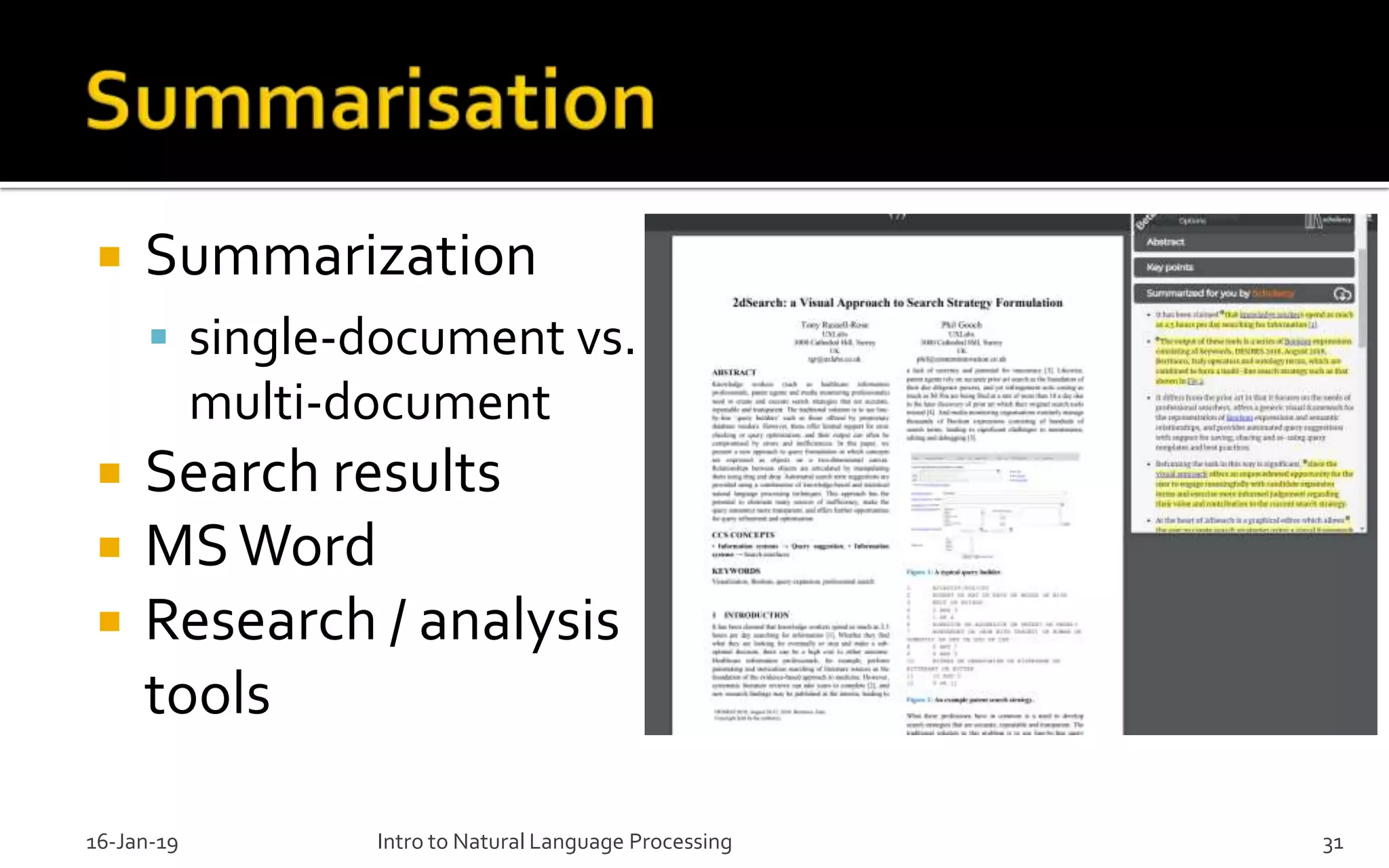 Introduction to Natural Language Processing | PPTX