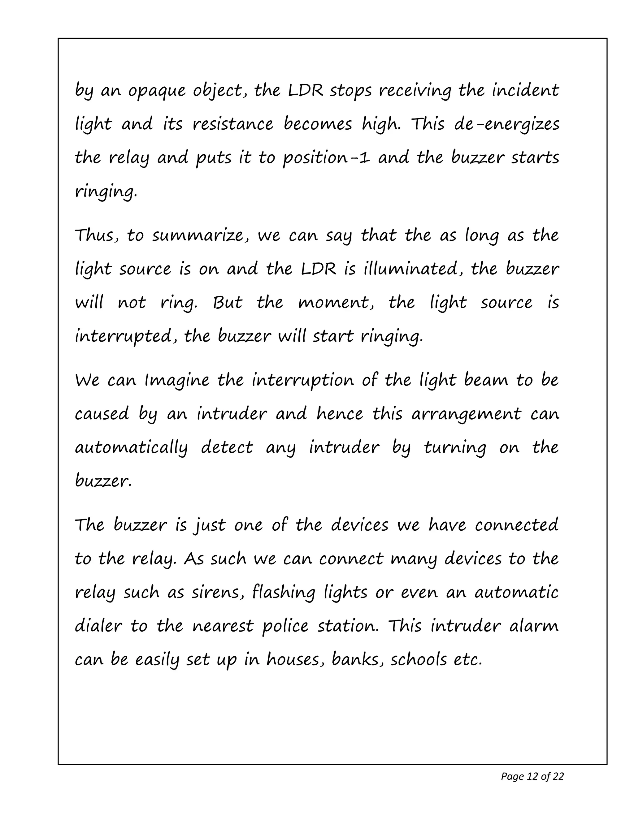 12th Physics Investigatory project (LDR) | PDF