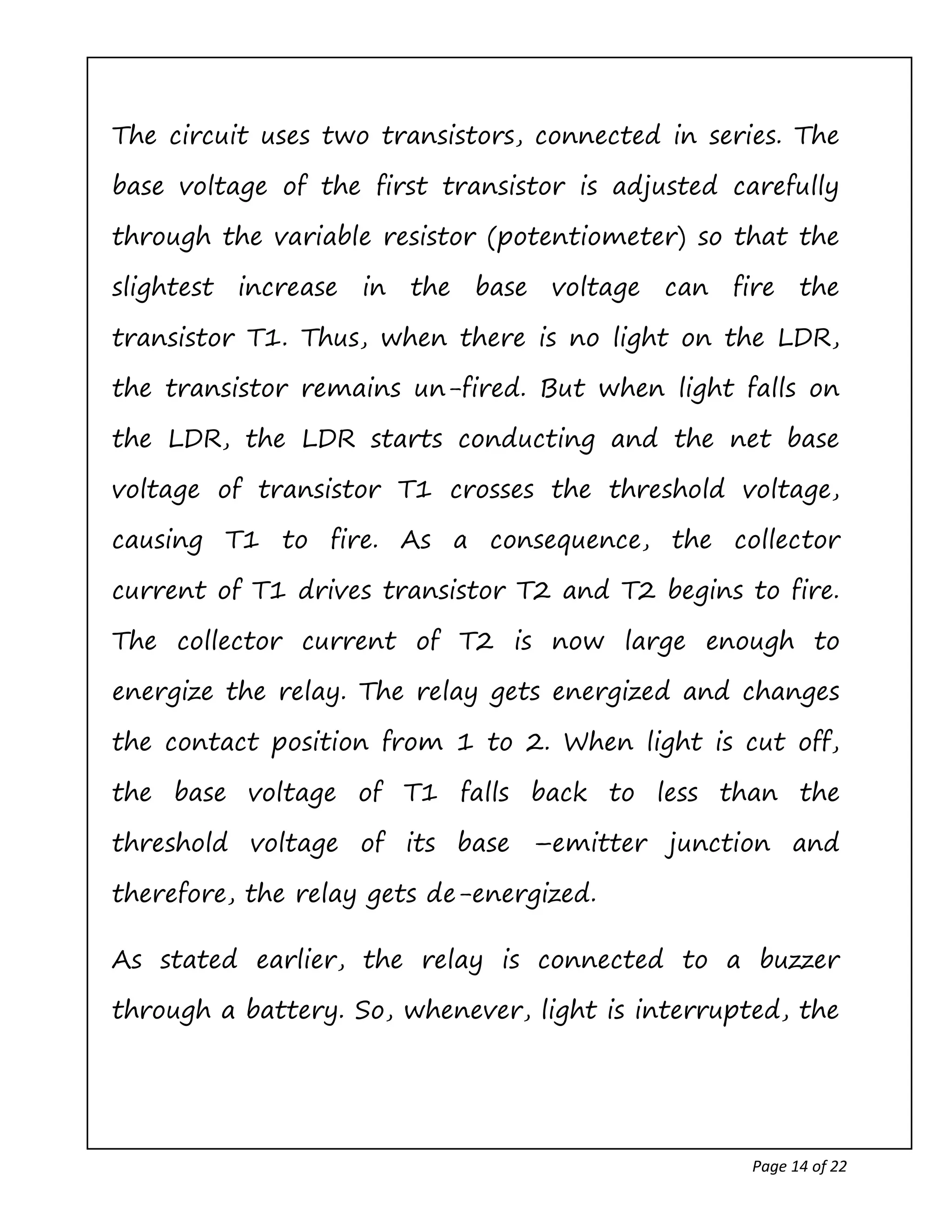 12th Physics Investigatory project (LDR) | PDF