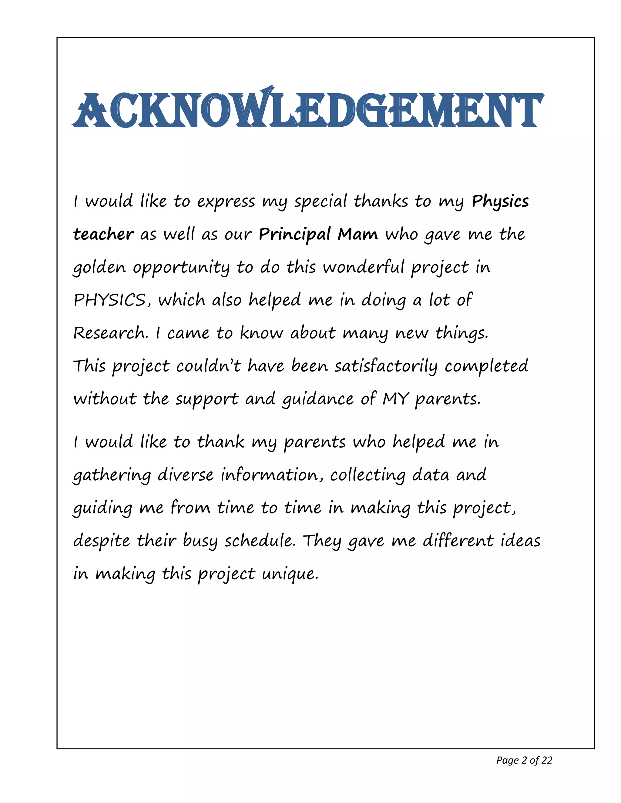 12th Physics Investigatory project (LDR) | PDF