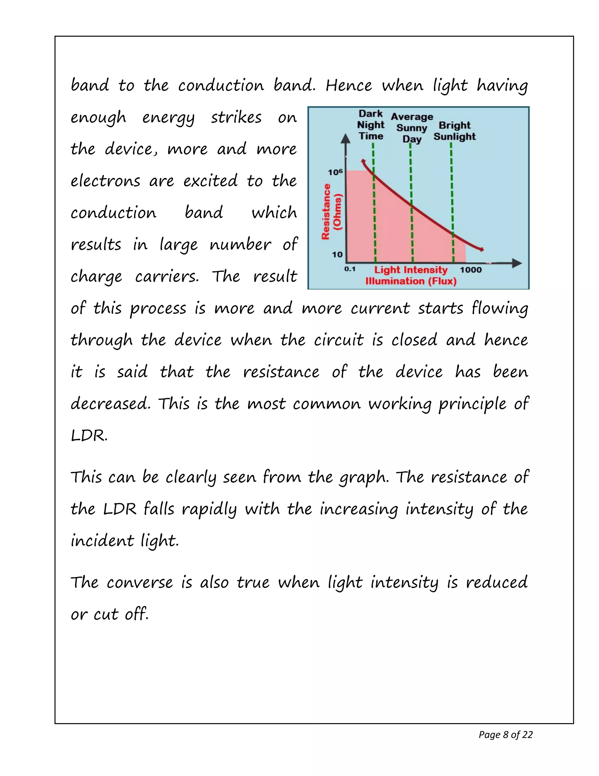 12th Physics Investigatory project (LDR) | PDF