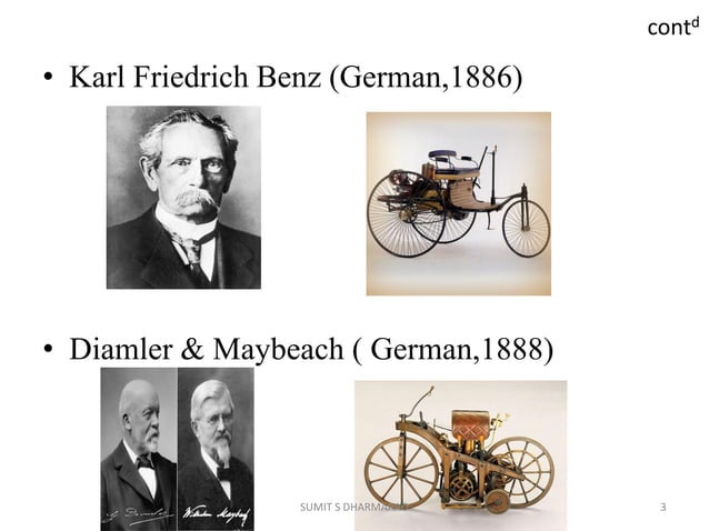 1.introduction to Automobile Engineering (history n current scenario ...