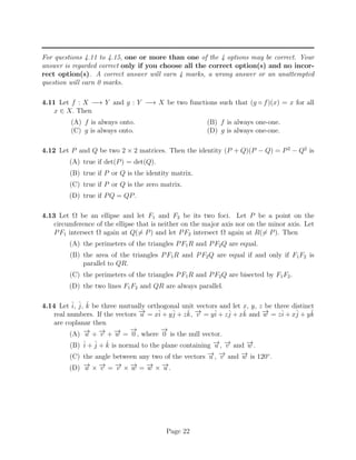 NEST 2017 Question Paper | PDF