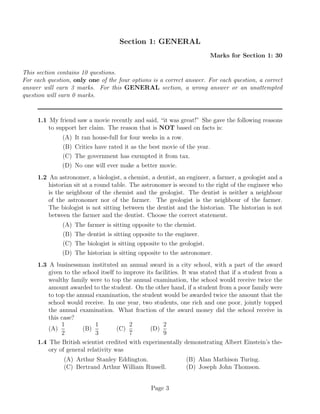 NEST 2017 Question Paper | PDF