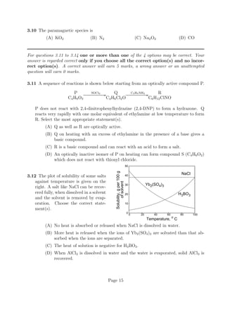 NEST 2013 Question Paper | PDF