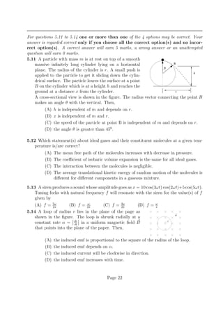NEST 2013 Question Paper | PDF