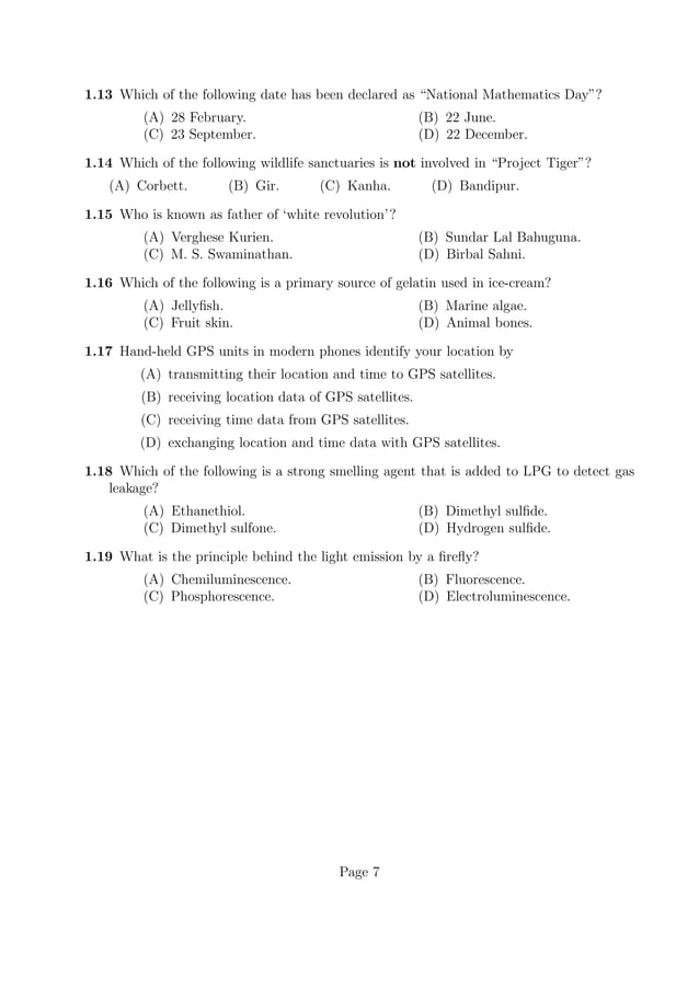 NEST 2013 Question Paper | PDF