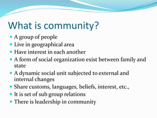 1.2cl 1 community development | PPTX