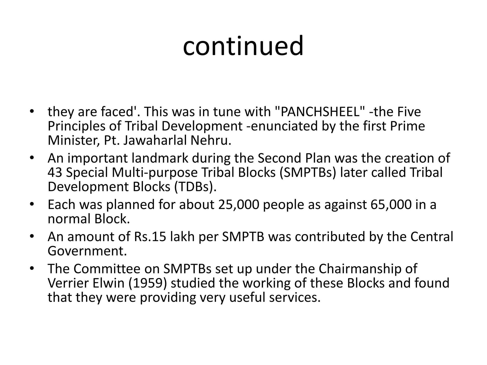 1.4 tribal development in india | PPTX