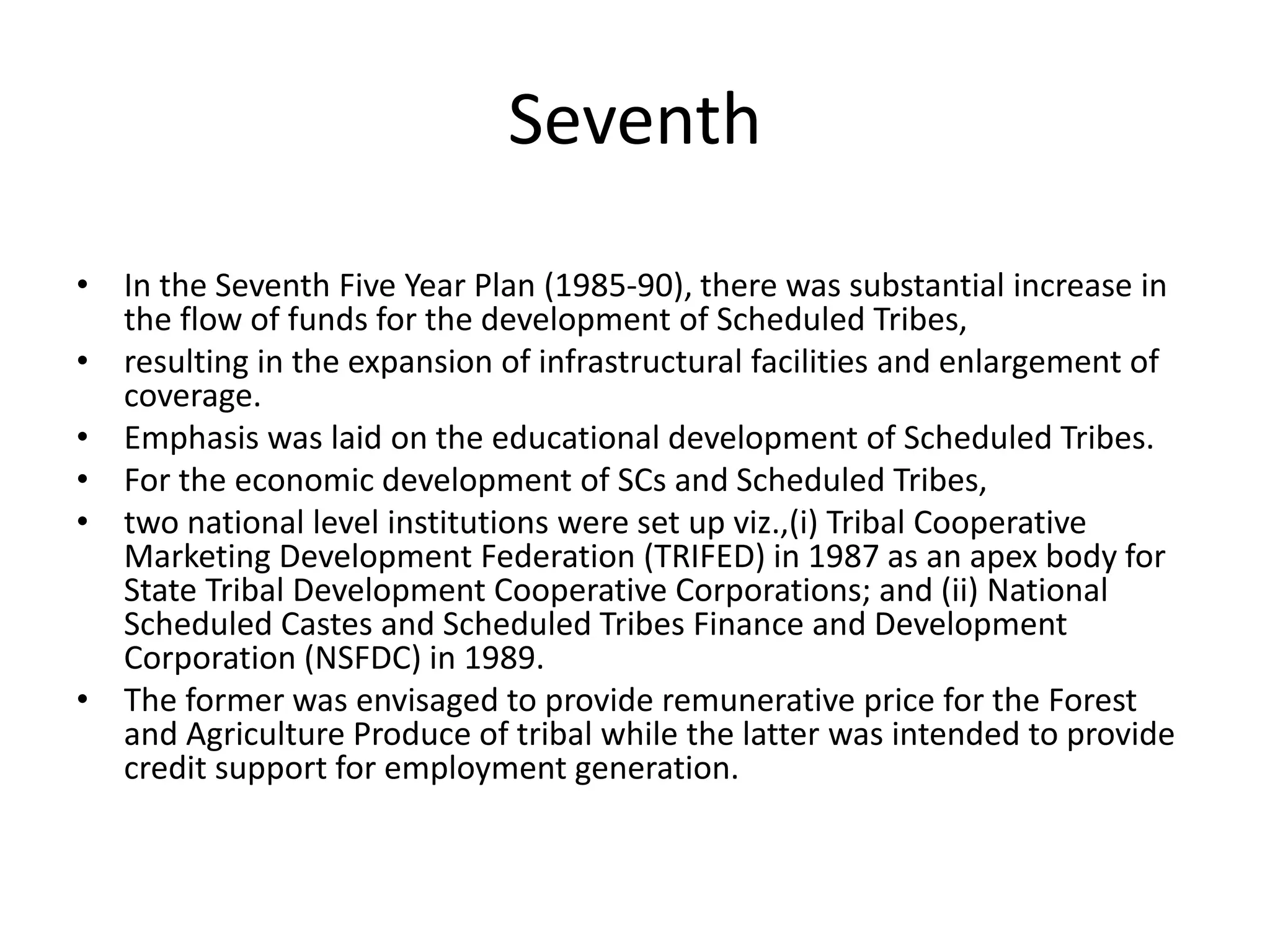 1.4 tribal development in india | PPTX