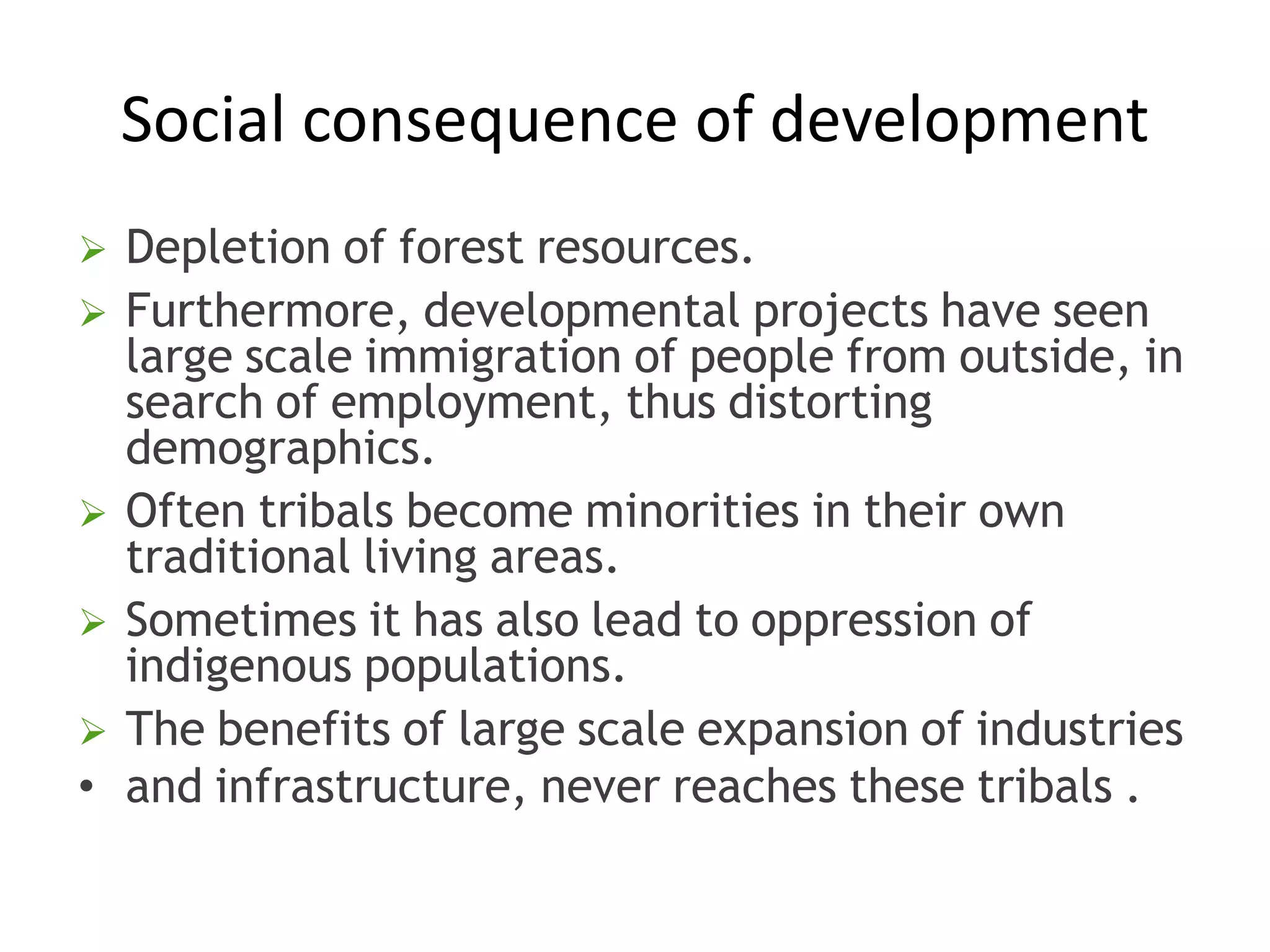 1.4 tribal development in india | PPTX
