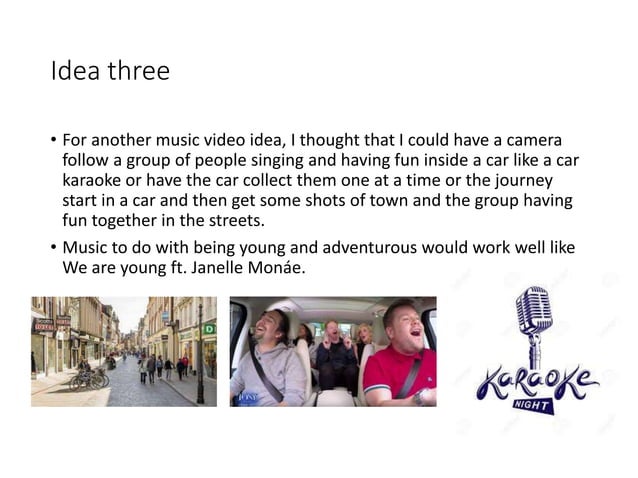 music video 1) initial plans | PPTX