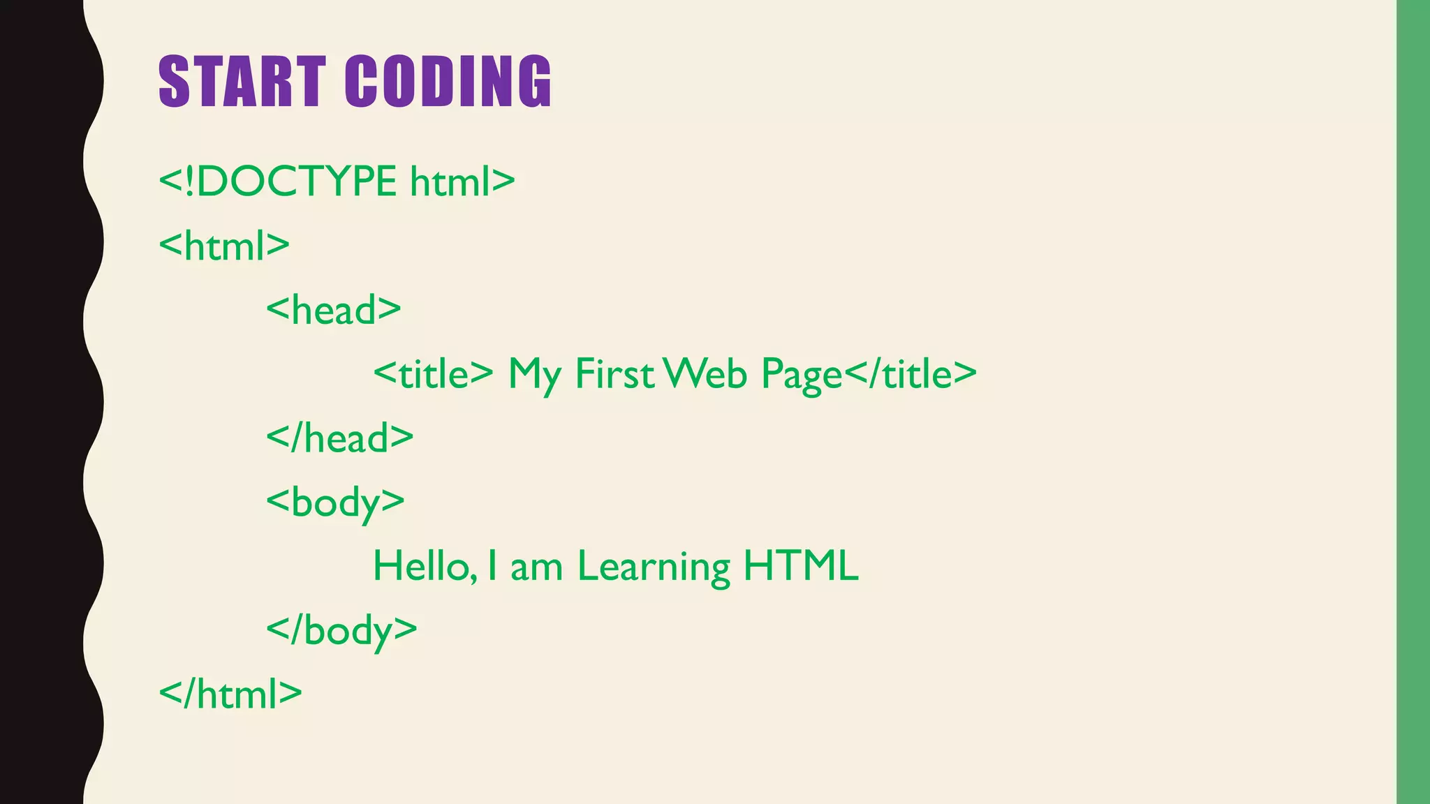 1.1 html lec 1 | PPT