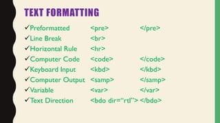 1.1 html lec 1 | PPT