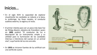 1. historia de la endoscopia | PPTX