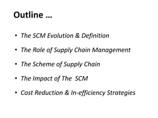 1.1 overview of scm a-29 jun10 | PPT