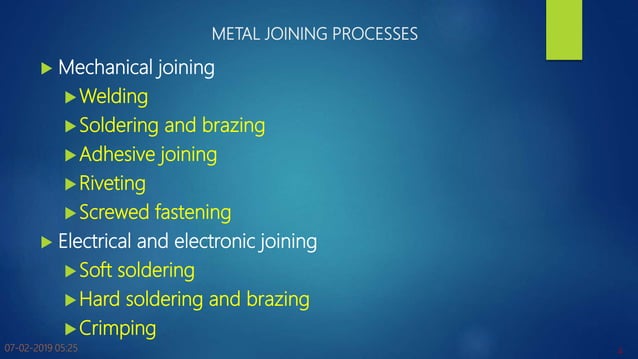 Introduction to joining process, welding classification,terminology ...
