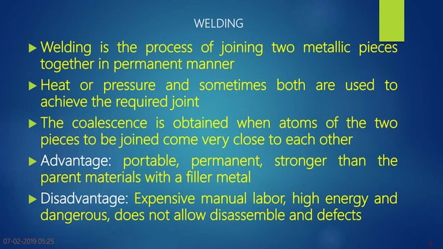 Introduction to joining process, welding classification,terminology ...