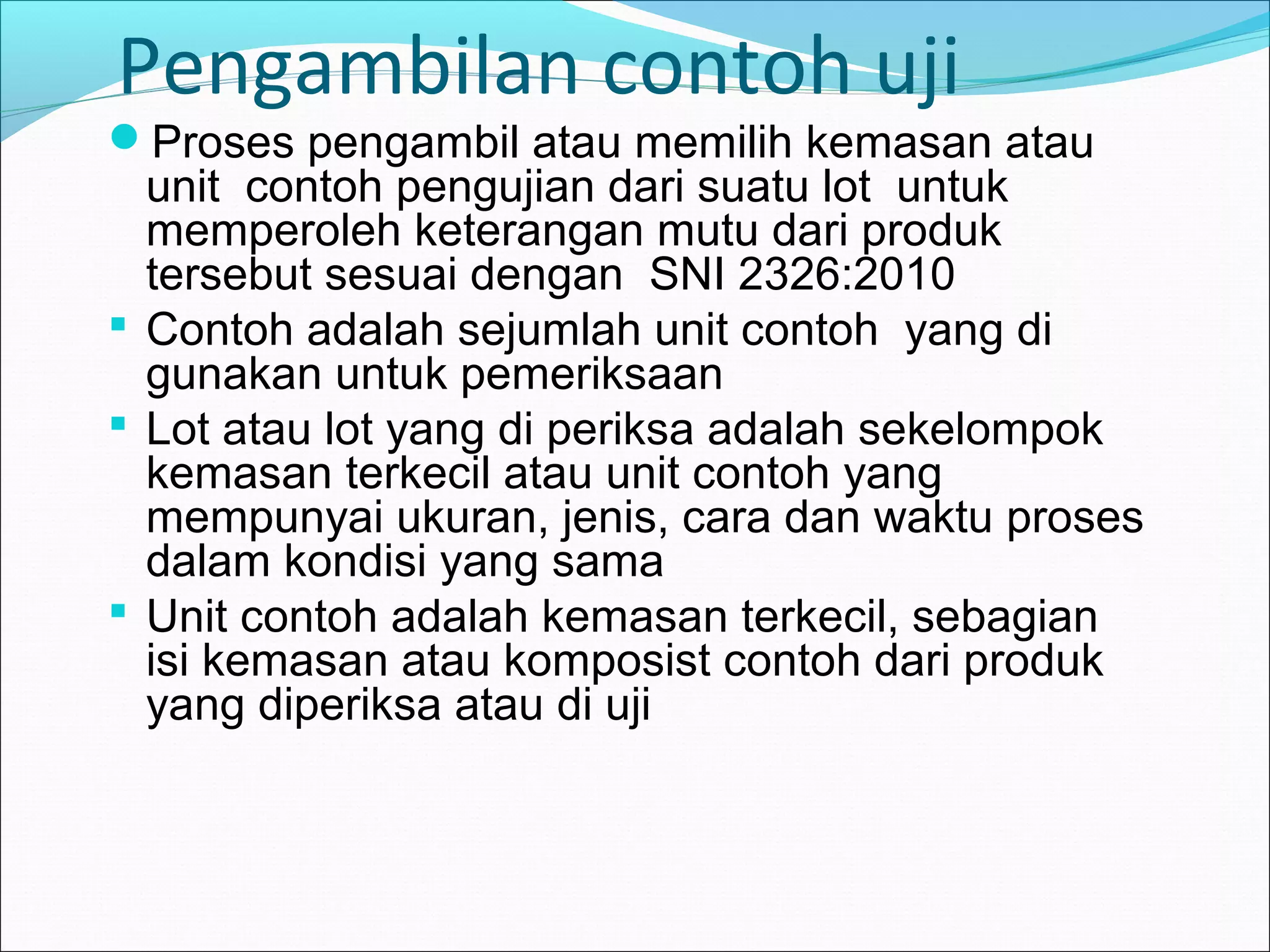 TEKNIK MONITORING MUTU PRODUK HASIL PERIKANAN | PPT