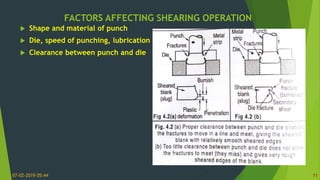 Sheet metal processes - shearing | PPTX