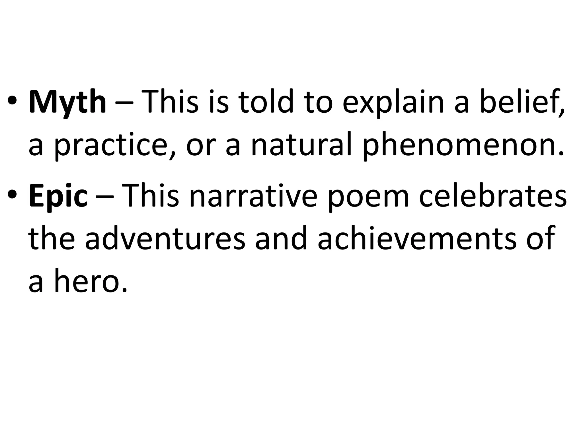 Pre-colonial Literature | PPTX