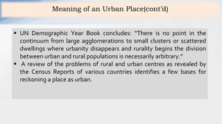Definition,meaning, scope,approach, and aim of urban-geography | PPTX