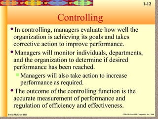 Principles of Management Chapter 1 | PDF