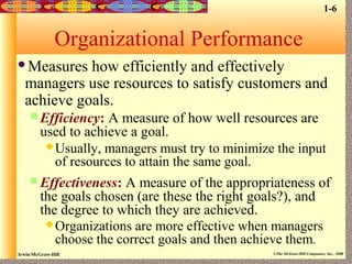 Principles of Management Chapter 1 | PDF