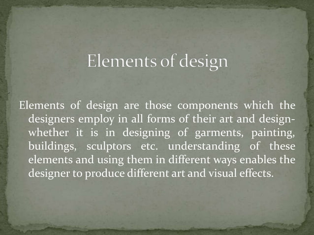 1.elements of design | PPTX