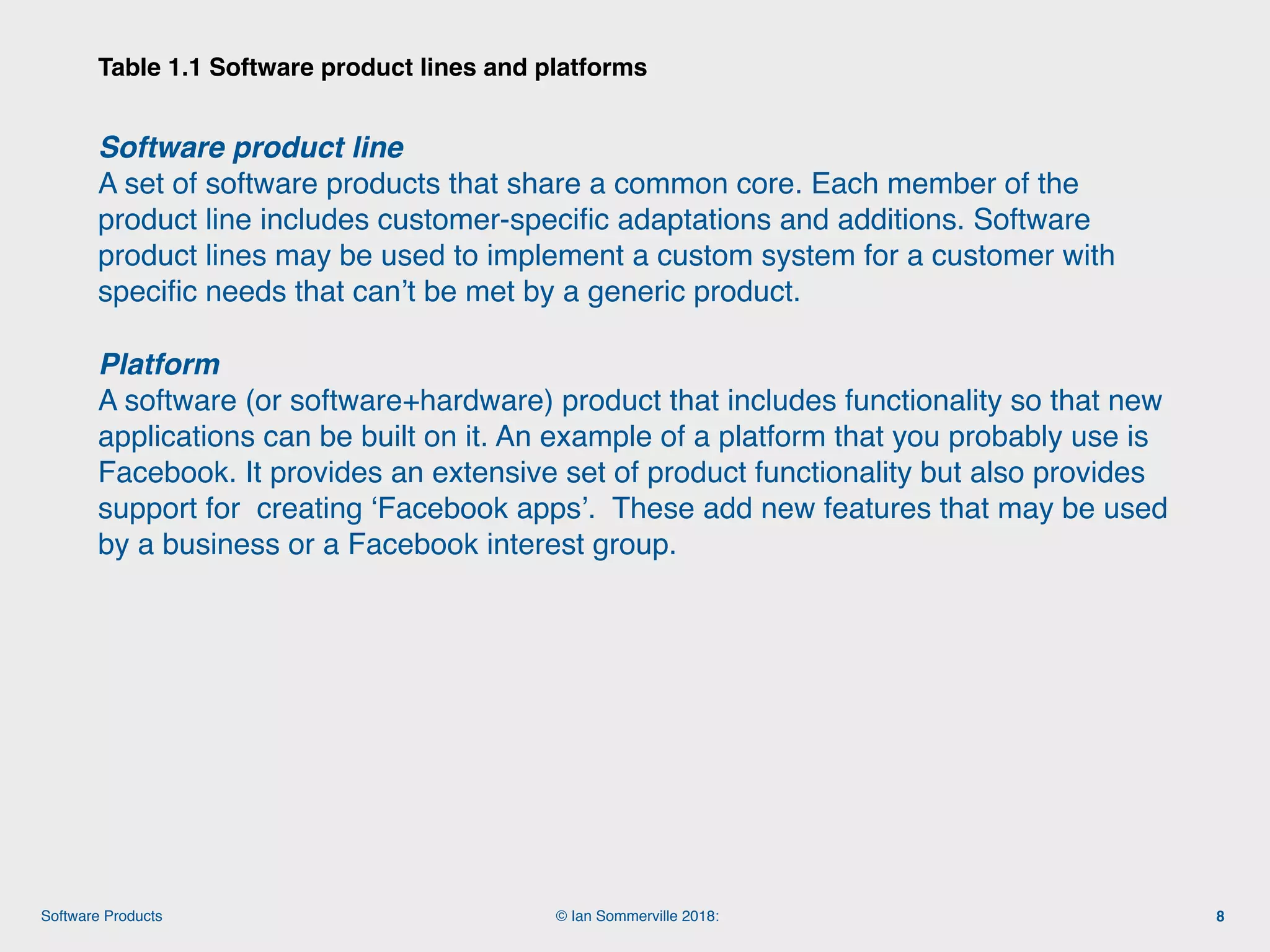 Engineering Software Products: 1. software products | PDF