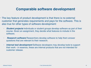 Engineering Software Products: 1. software products | PDF