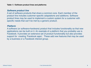 Engineering Software Products: 1. software products | PDF