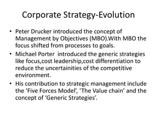 1.corporate strategy &policy overview | PPT
