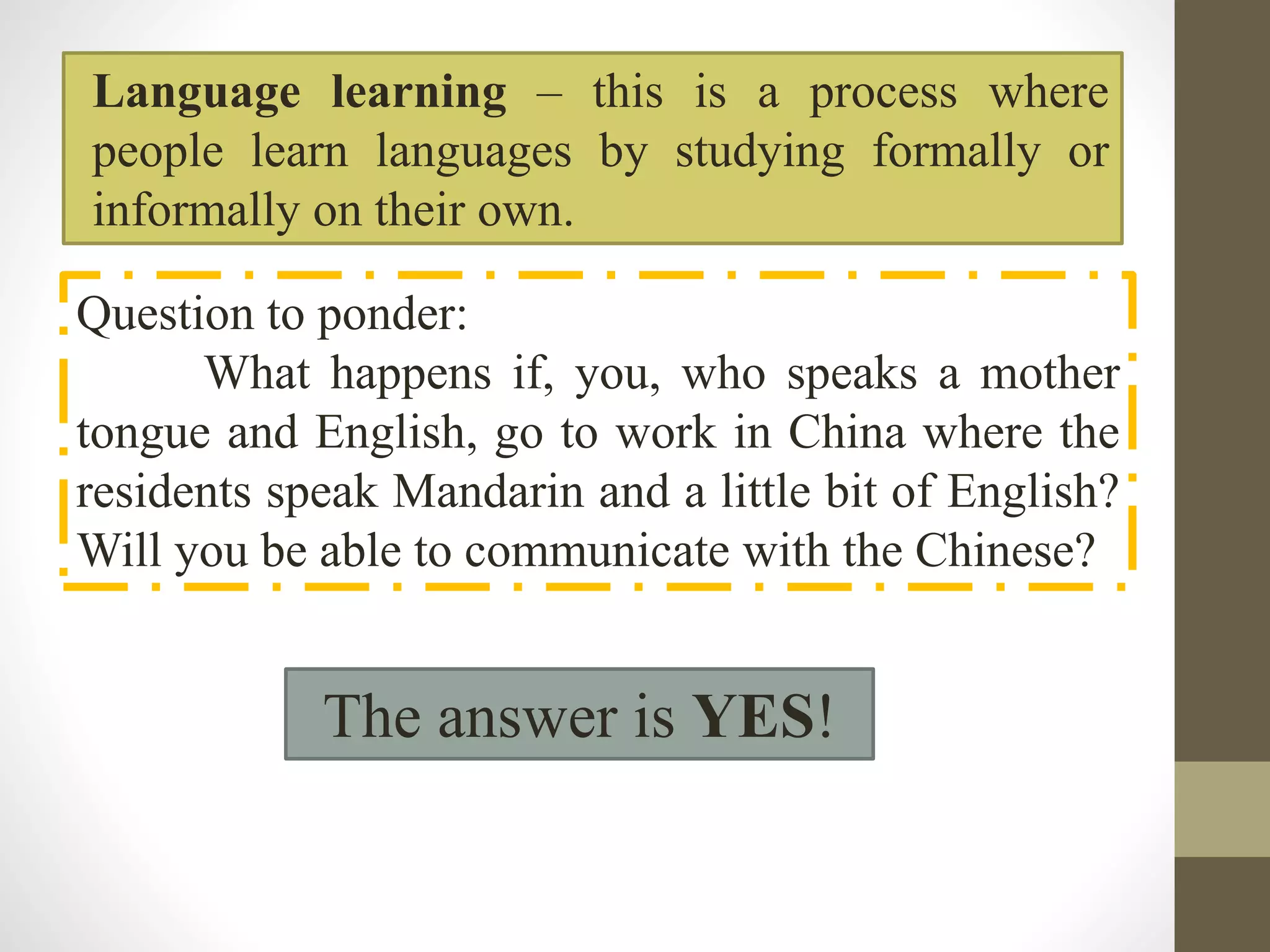 What Is Language? | PPT