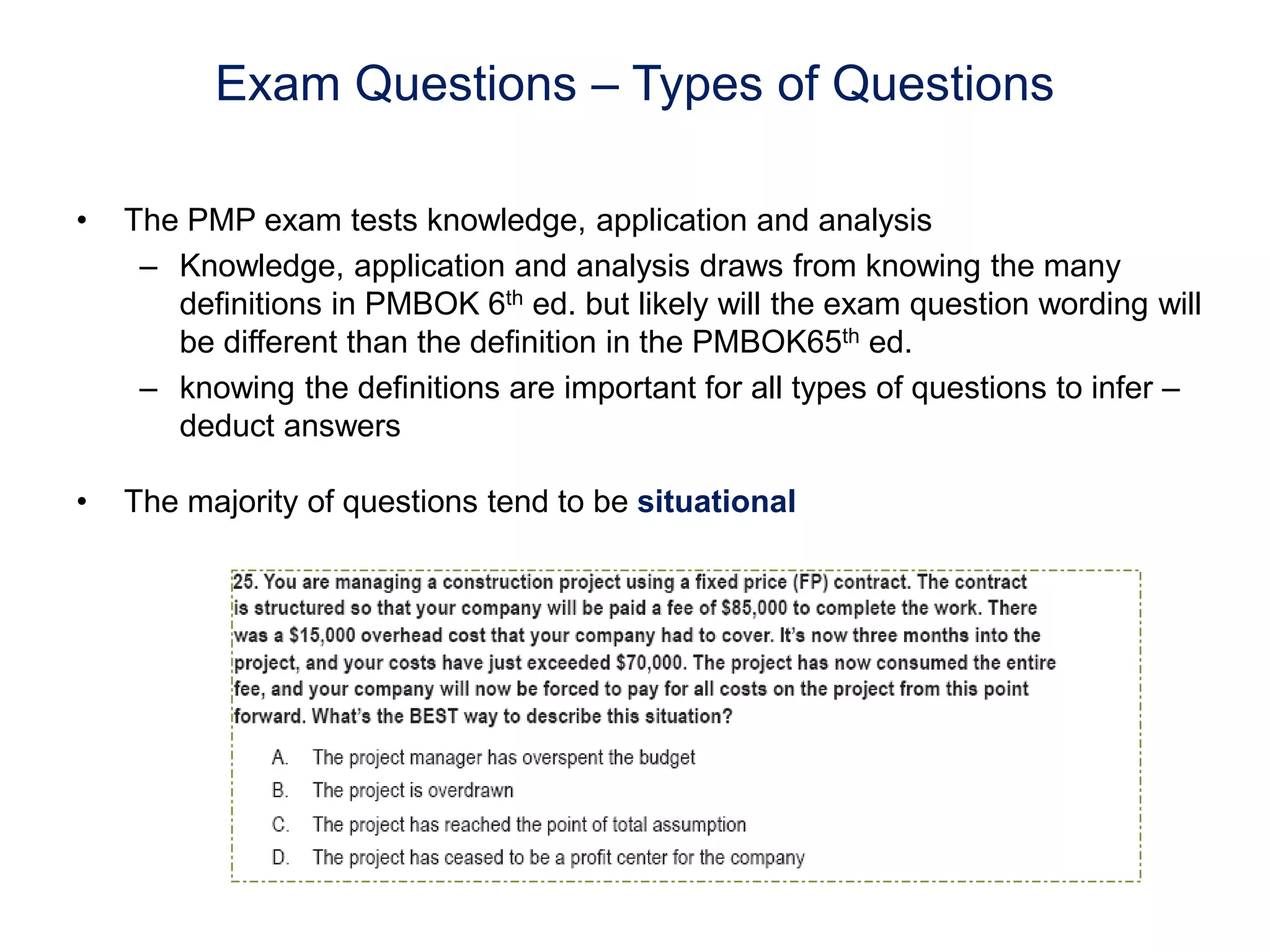 PMP Exam Prep_sample slides | PDF