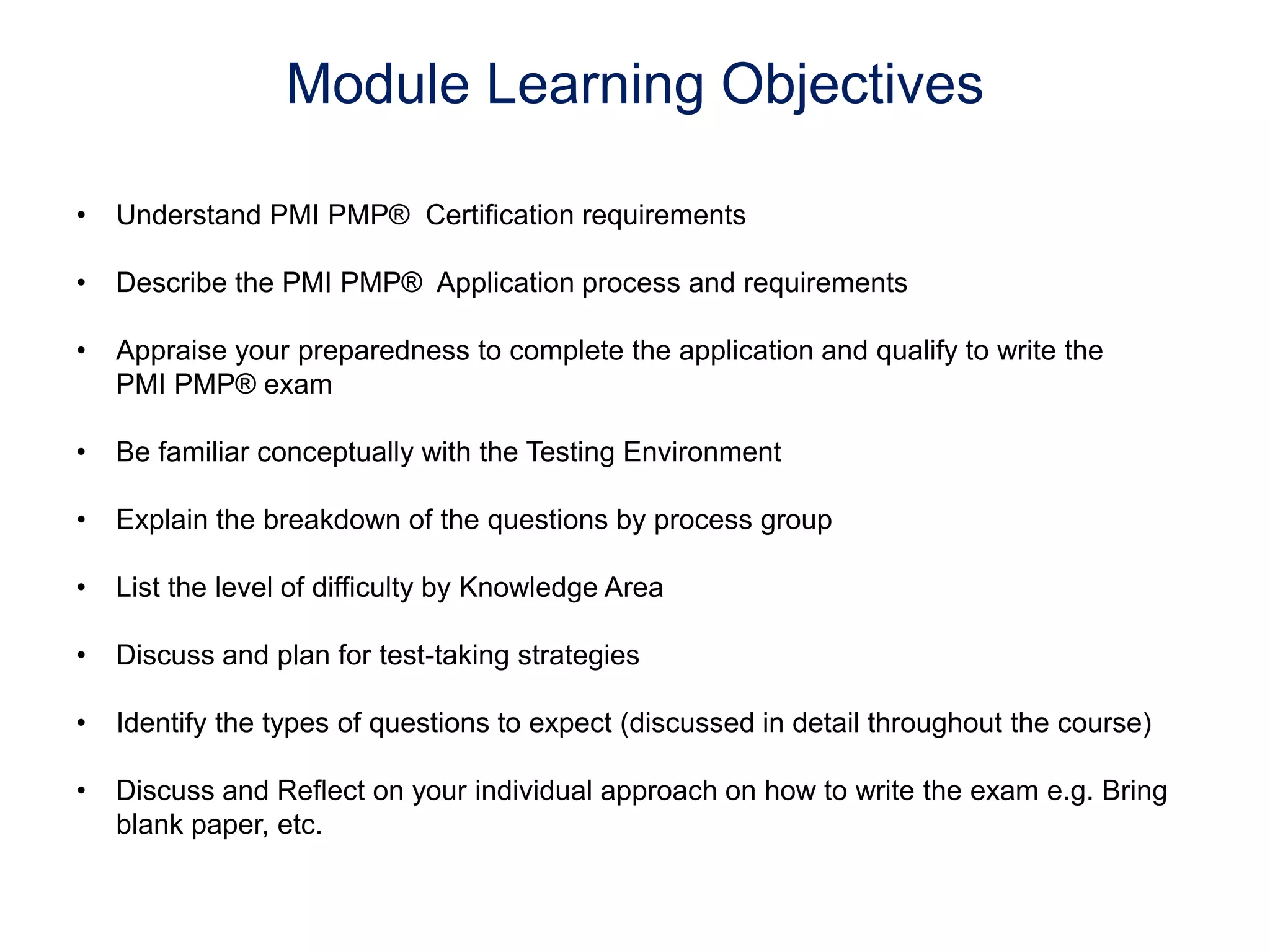 PMP Exam Prep_sample slides | PDF