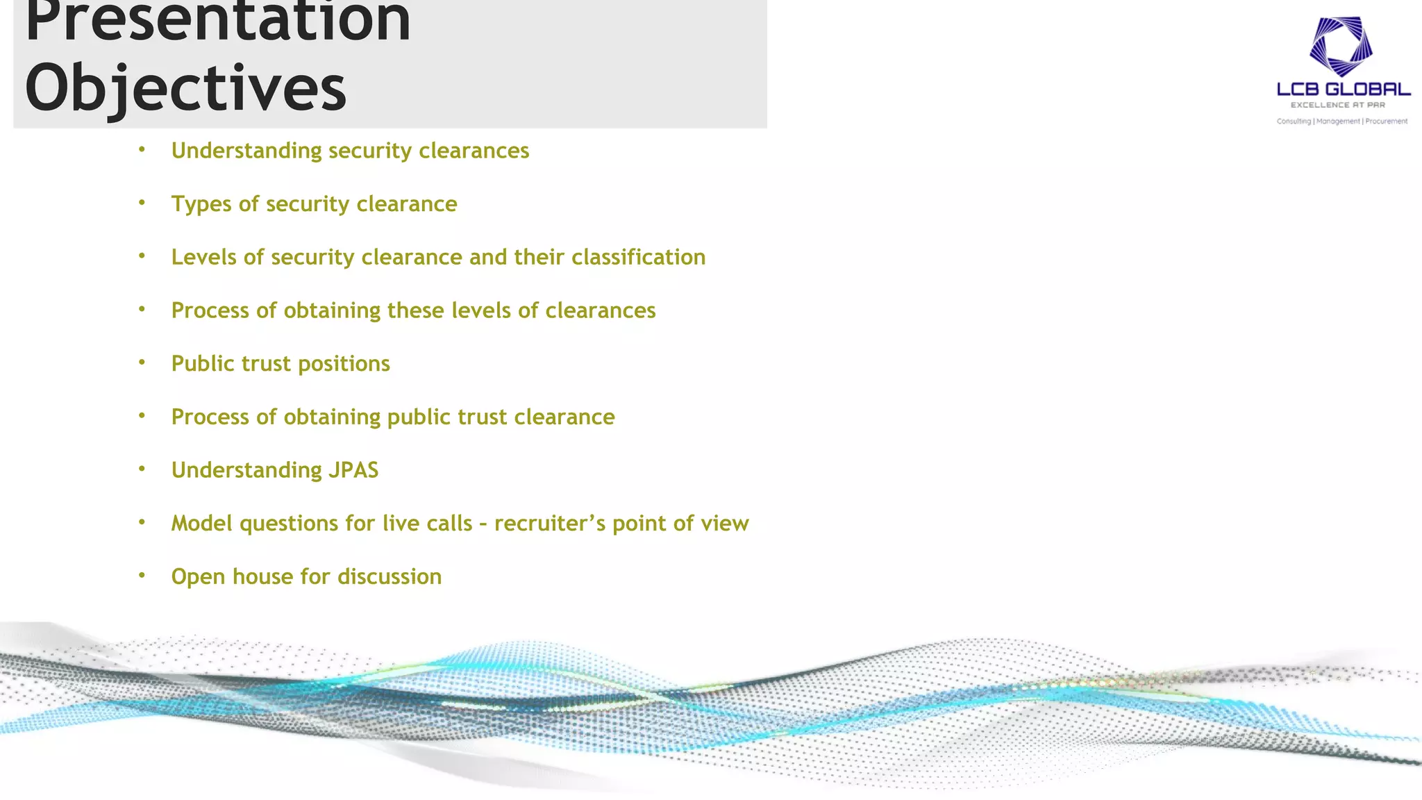 Secruity Clearance | PPT