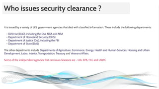 Secruity Clearance | PPT