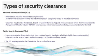 Secruity Clearance | PPT