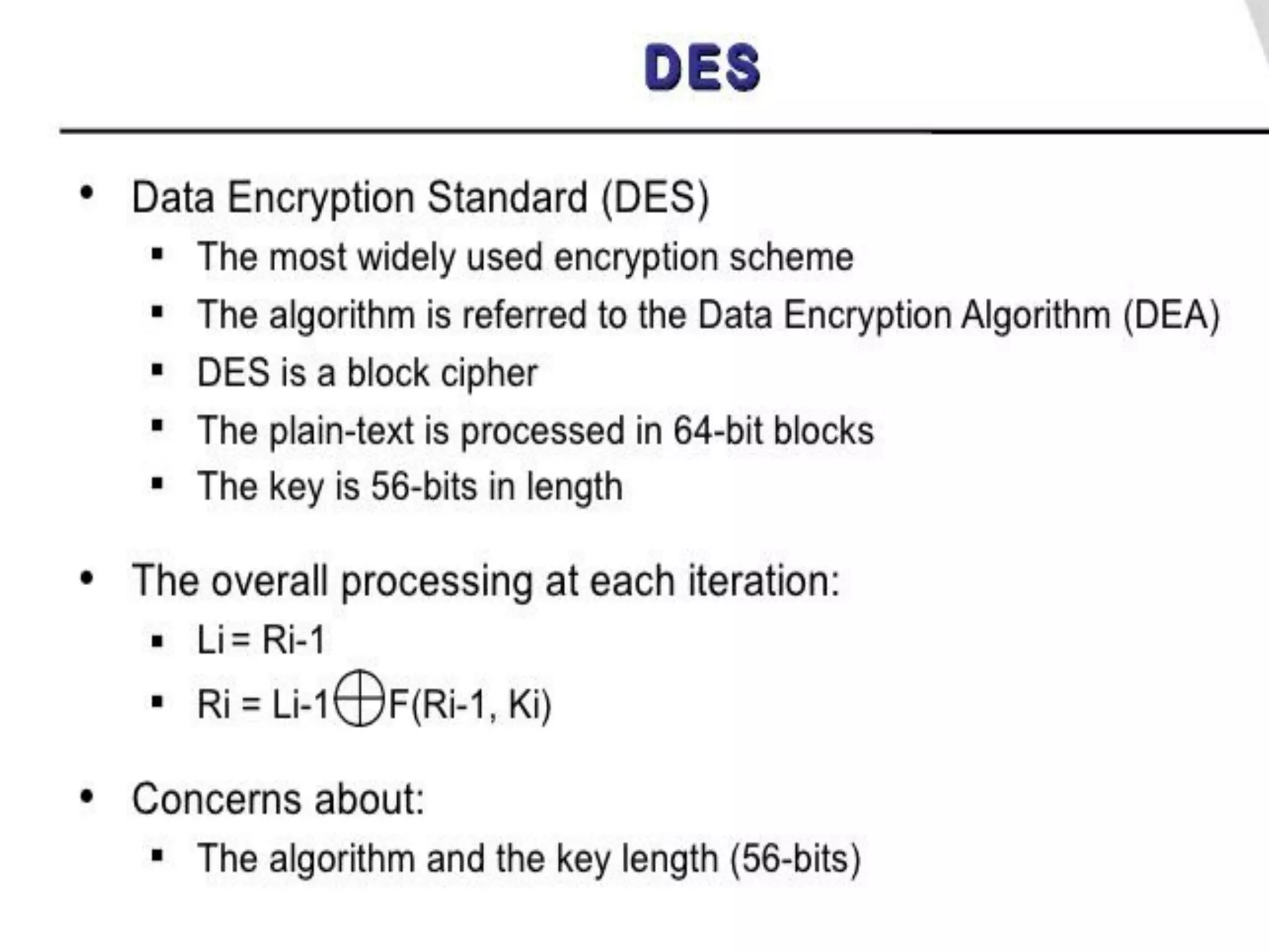 Block Ciphers and the Data Encryption Standard | PDF
