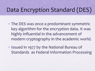 Block Ciphers and the Data Encryption Standard | PDF | Programming Languages | Computing