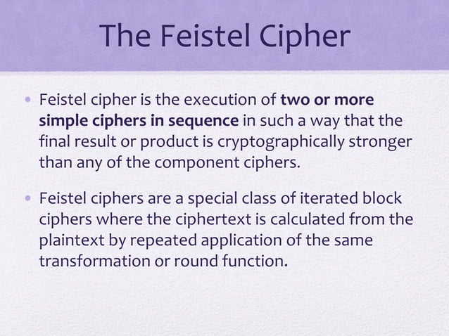 Block Ciphers And The Data Encryption Standard Pdf Programming Languages Computing