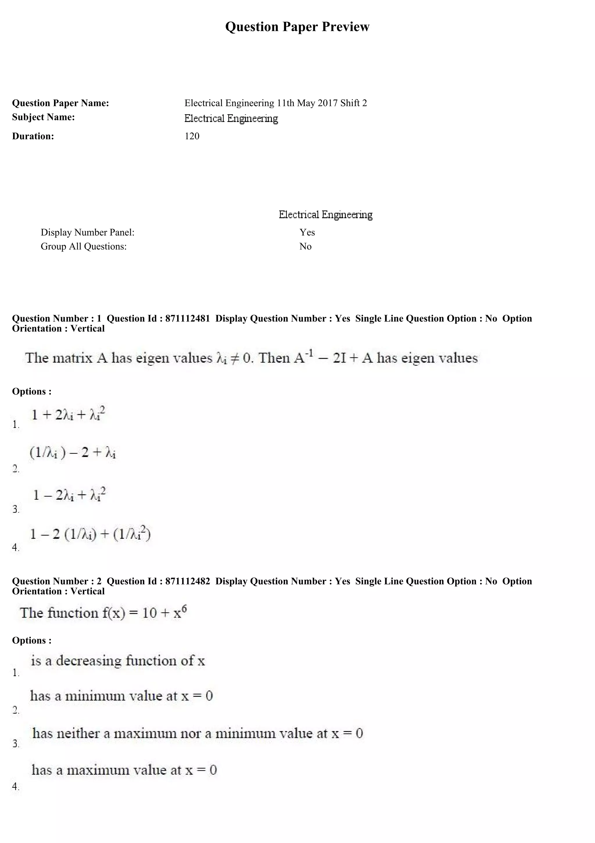 Ap Pgecet Electrical Engineering 2017 Question Paper Pdf