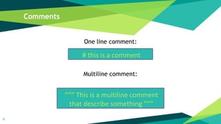 Python For Machine Learning | PPT